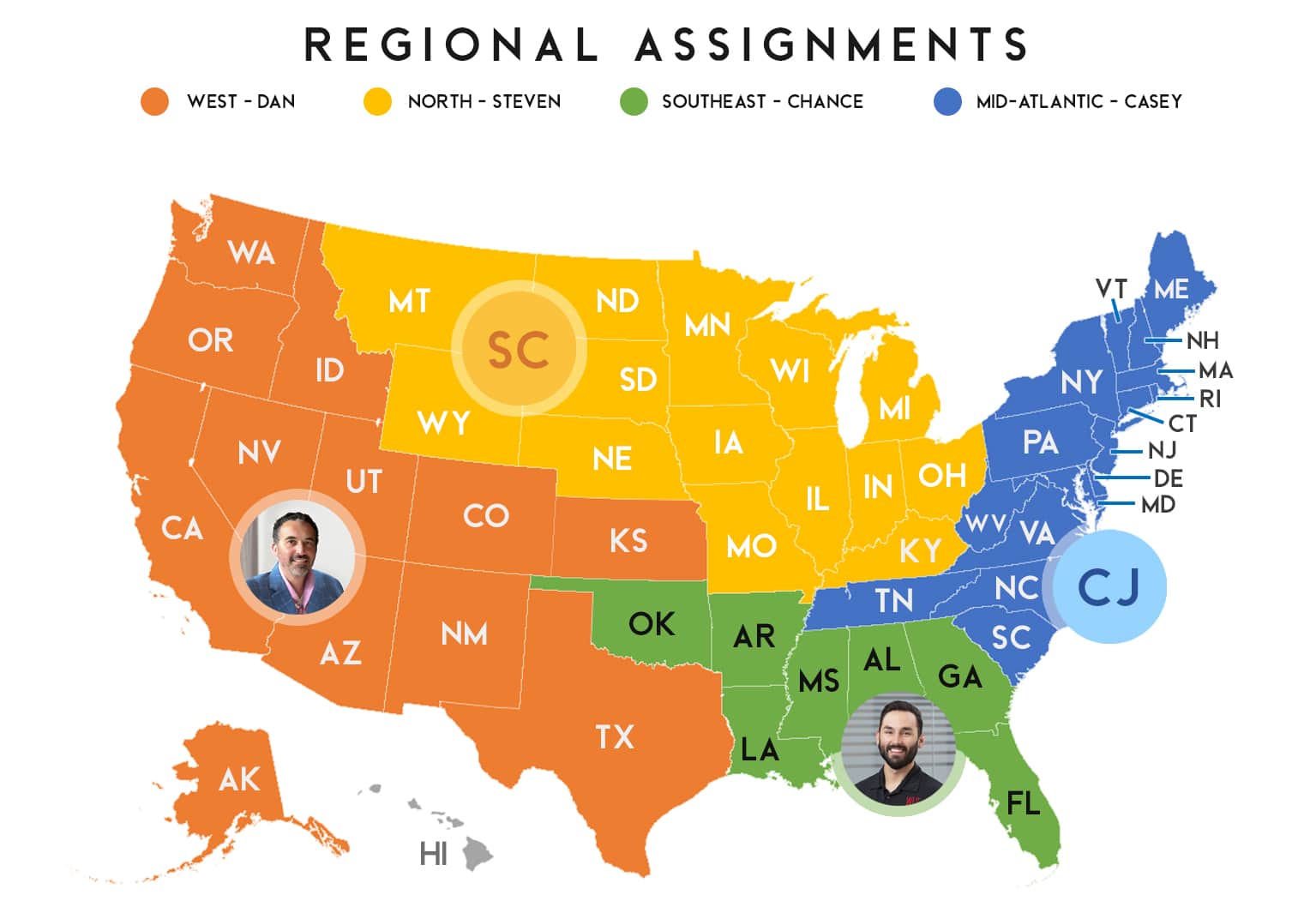 WLS Service Map | WLS Lighting Systems