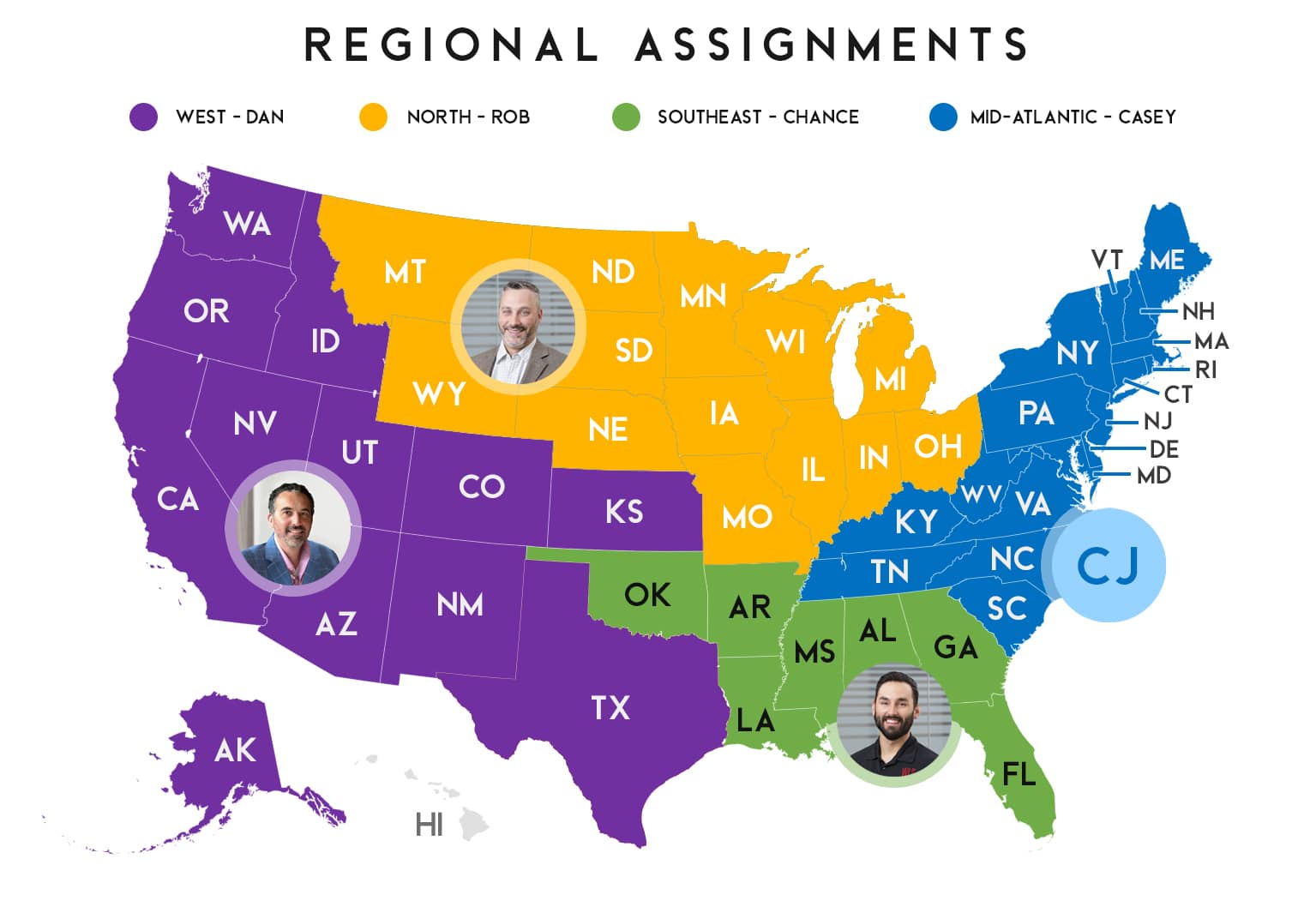WLS Service Map | WLS Lighting Systems